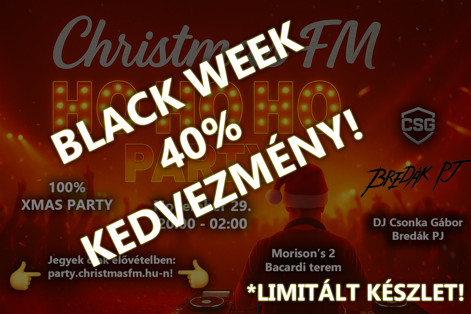 Christmas FM – Ho Ho Ho Party – BLACK WEEKEND - Christmas FM